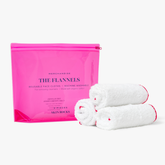 The Flannel Trio | Luxury Cotton Washcloth | Skin Rocks